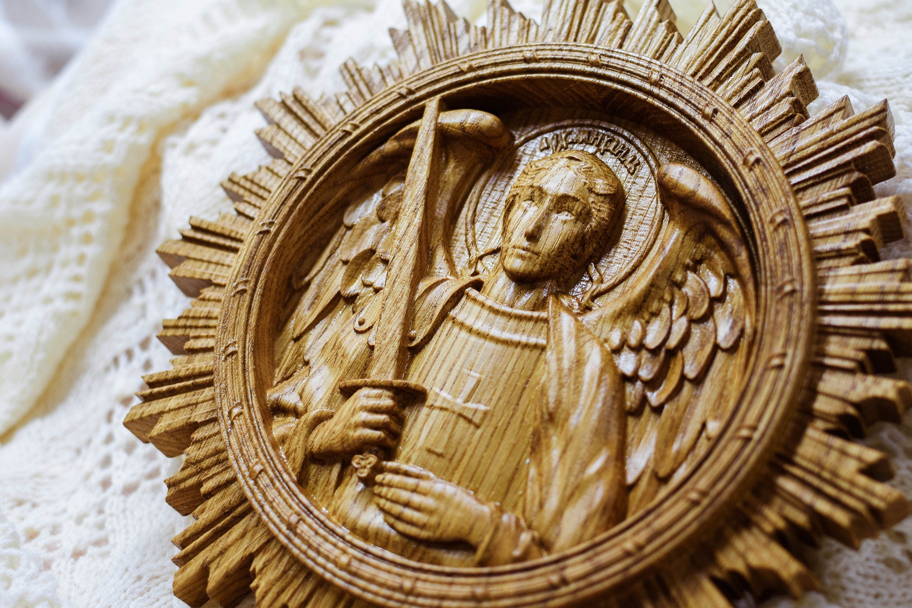 Handmade Archangel Michael Art | Kozak Work Shop